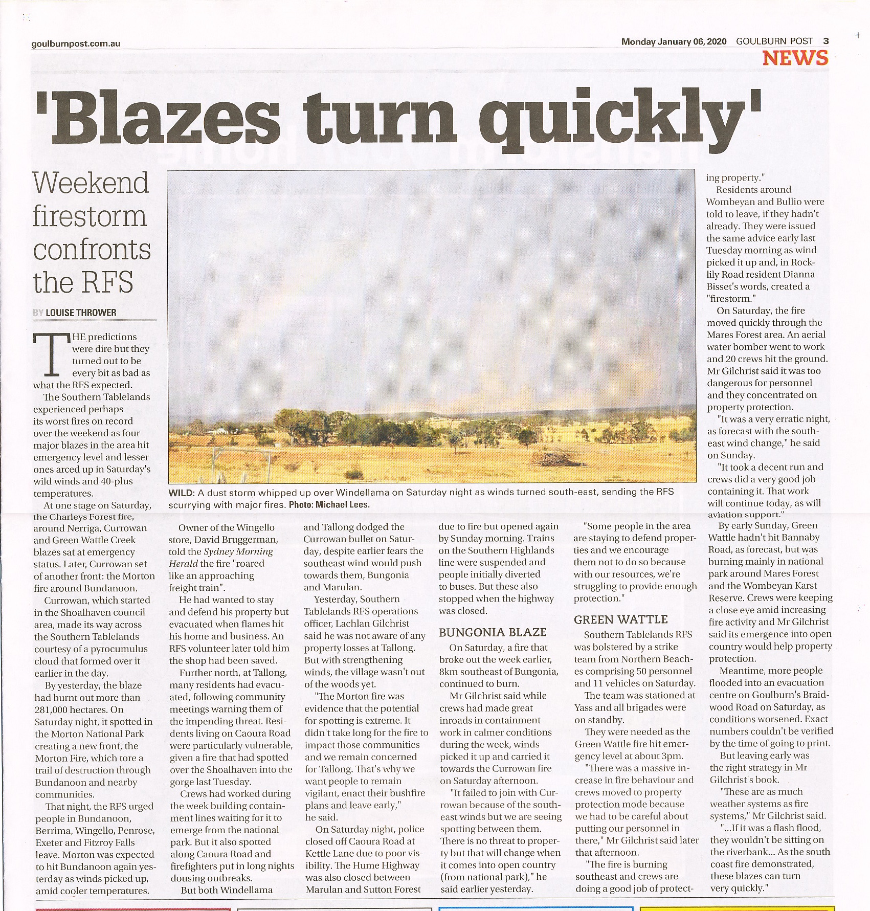 The 2019-2020 Fires and Floods in Tallong | Tallong, Southern Highlands ...